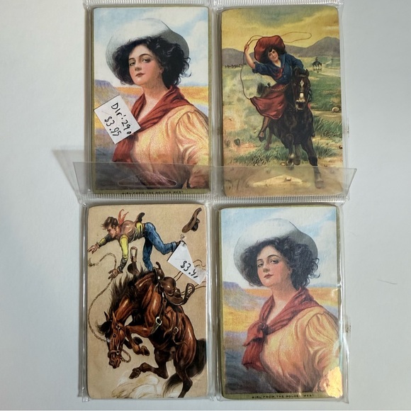 Vintage | Other | Vintage Western Cowgirl Magnets | Poshmark